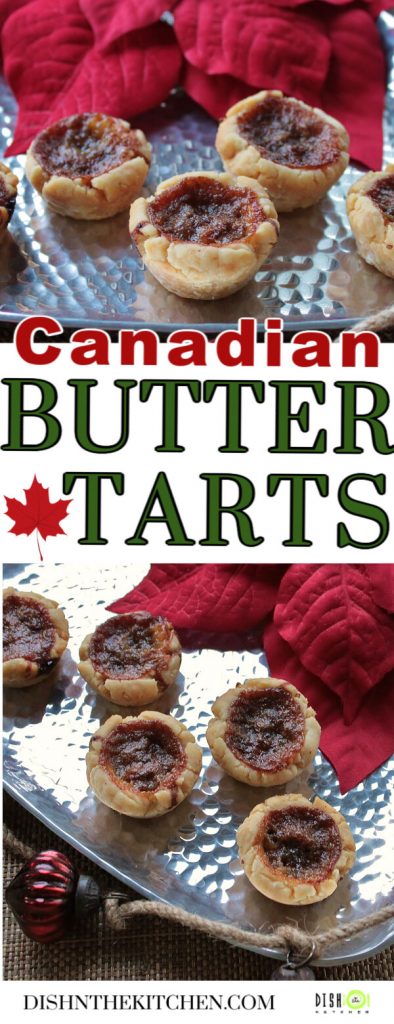 Grandma's Canadian Butter Tarts - Dish 'n' the Kitchen