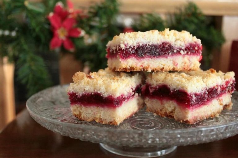 Cranberry Bars - Dish 'n' the Kitchen