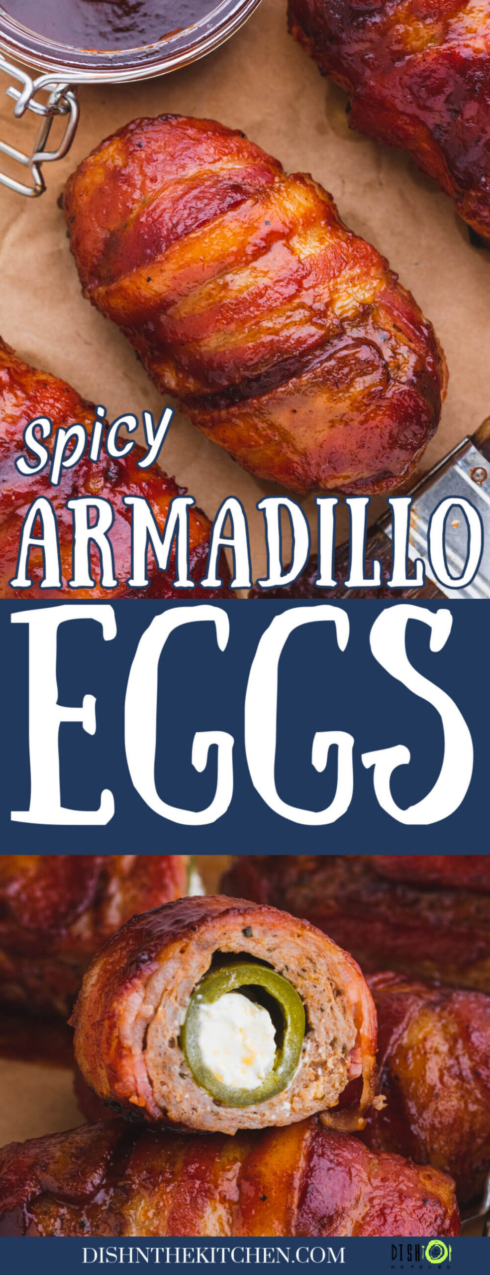 Spicy Armadillo Eggs - Dish 'n' the Kitchen