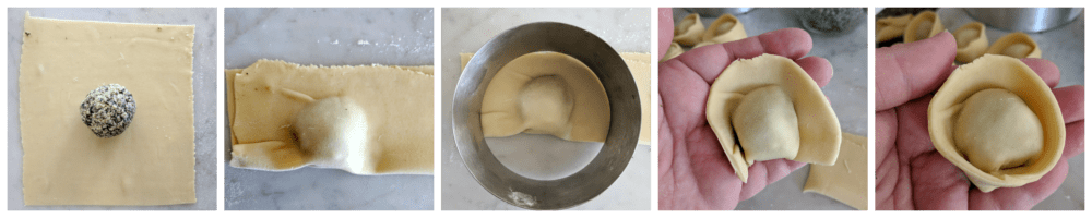 Homemade Tortellini with Foraged Filling - Dish 'n' the Kitchen