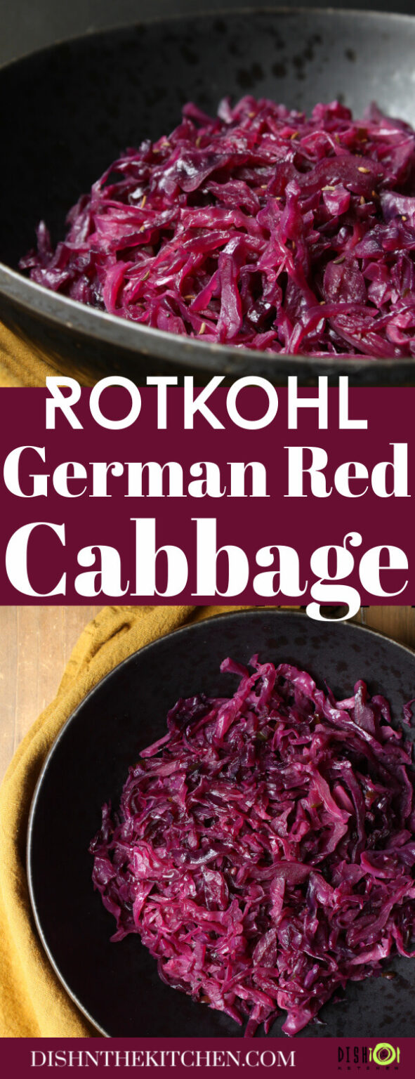 Braised German Red Cabbage (Rotkohl) - Dish 'n' the Kitchen