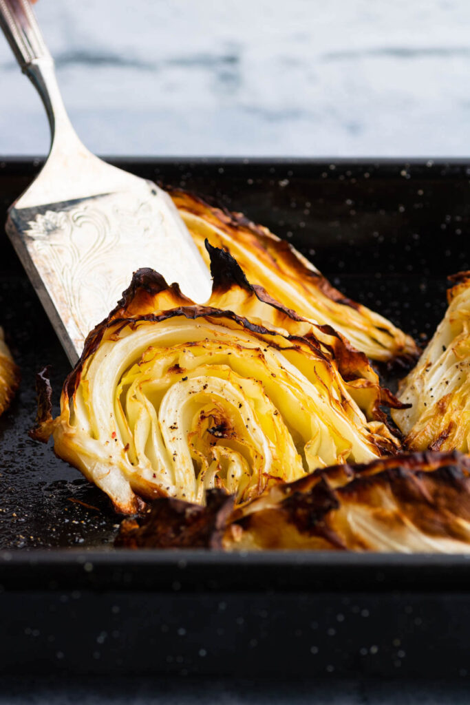 Roasted Cabbage Wedges (Oven Method) - Dish 'n' the Kitchen