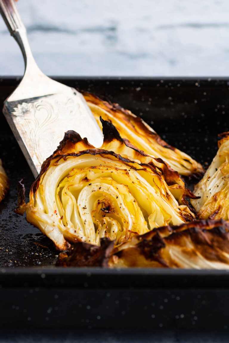 Roasted Cabbage Wedges (Oven Method) - Dish 'n' the Kitchen