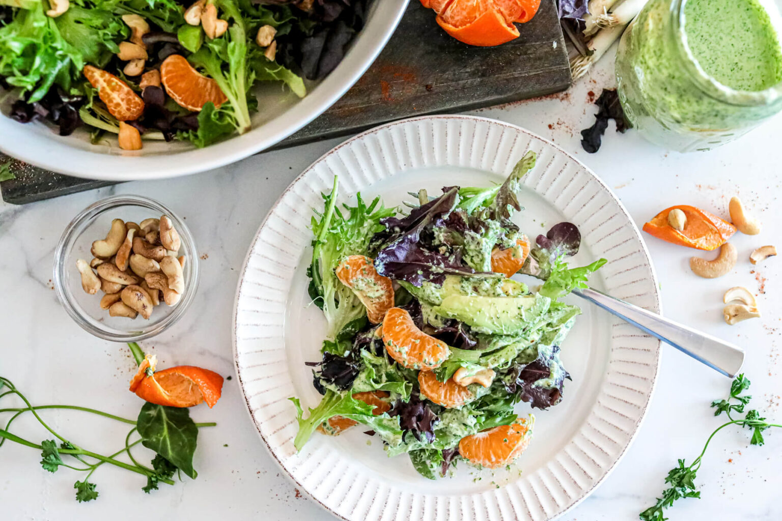 Spring Mix Salad - Dish 'n' the Kitchen