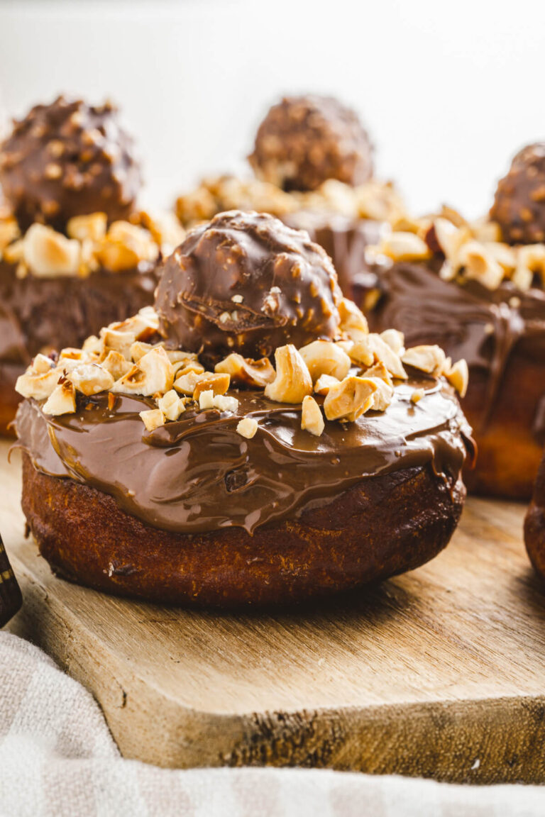 Decadent Hazelnut Nutella Donuts - Dish 'n' the Kitchen