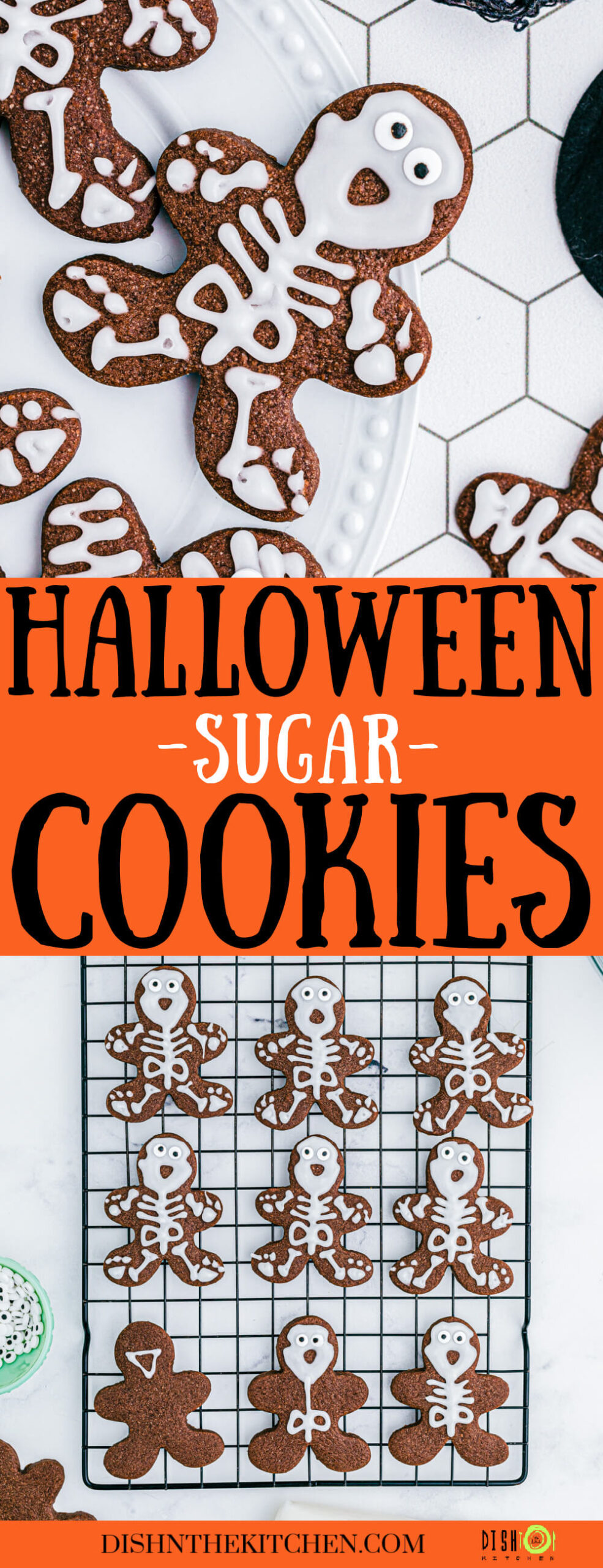 Simply Spooky Halloween Sugar Cookies - Dish 'n' the Kitchen