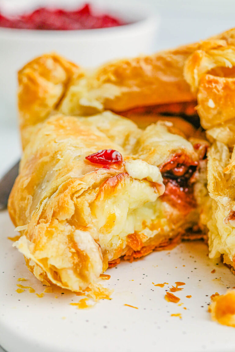 Brie en Croute with Cranberries and Pecans - Dish 'n' the Kitchen