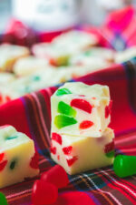 Easy Gumdrop Fudge - Dish 'n' the Kitchen