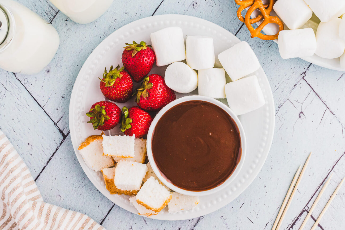 Chocolate Fondue (for Two) - Dish 'n' the Kitchen