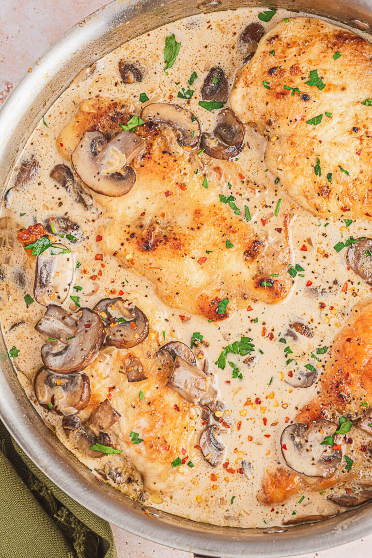 Creamy Chicken Marsala - Dish 'n' the Kitchen