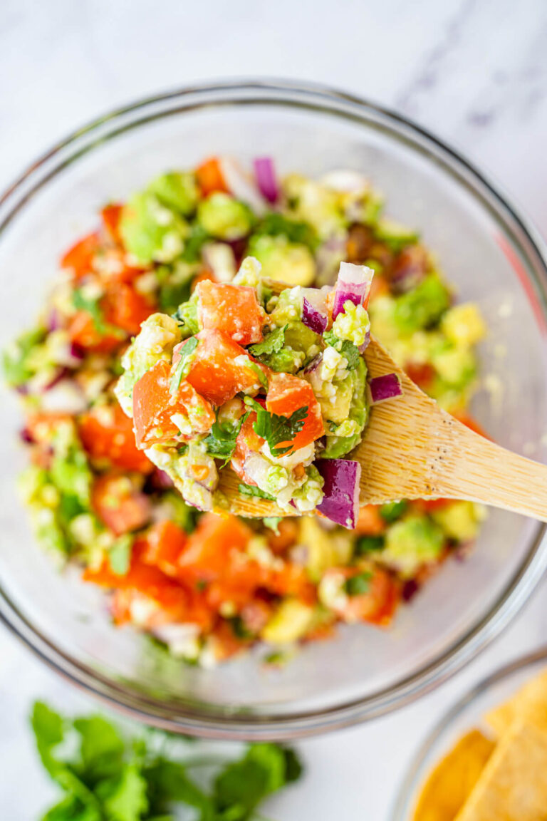 Chunky Avocado Salsa with Cotija Cheese - Dish 'n' the Kitchen