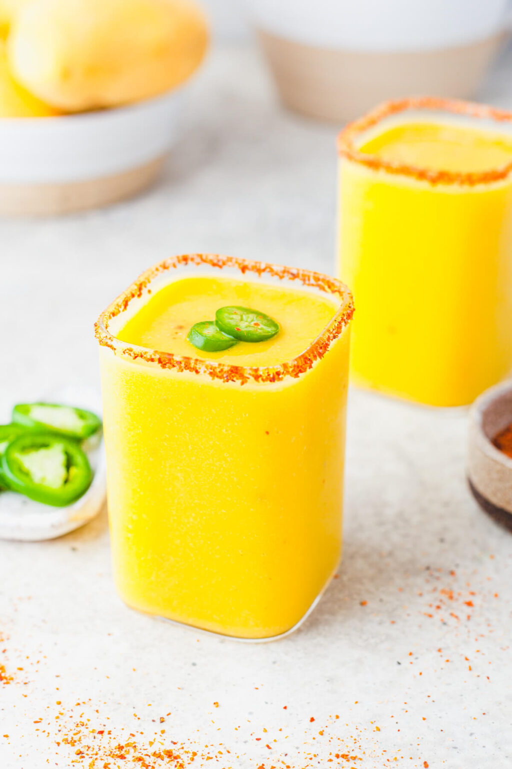 Spicy Mango Margarita - Dish 'n' the Kitchen