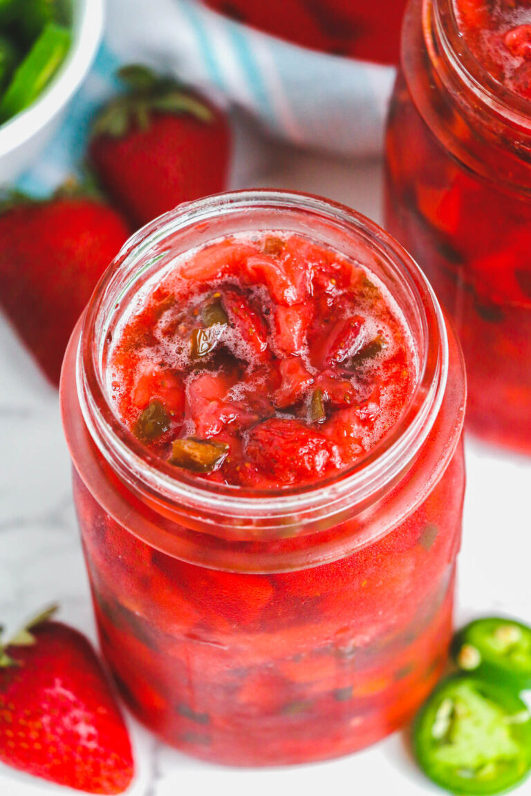 Strawberry Jalapeño Jam - Dish 'n' the Kitchen