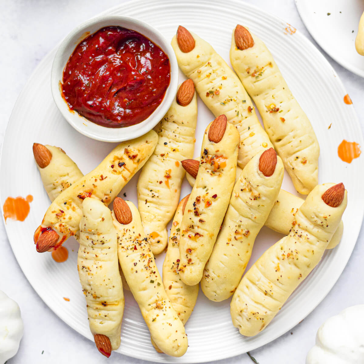 Witch Finger Italian Breadsticks - Dish 'n' the Kitchen