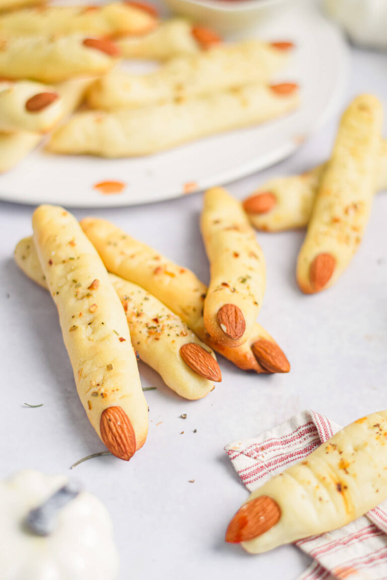 Witch Finger Italian Breadsticks - Dish 'n' the Kitchen