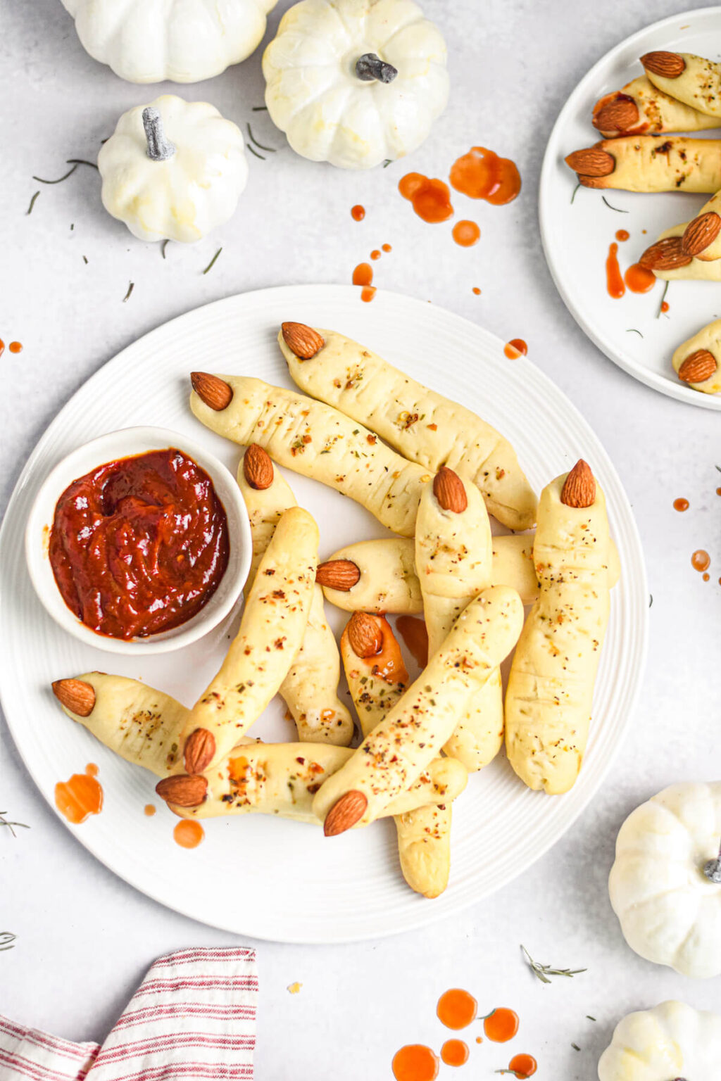 Witch Finger Italian Breadsticks - Dish 'n' the Kitchen