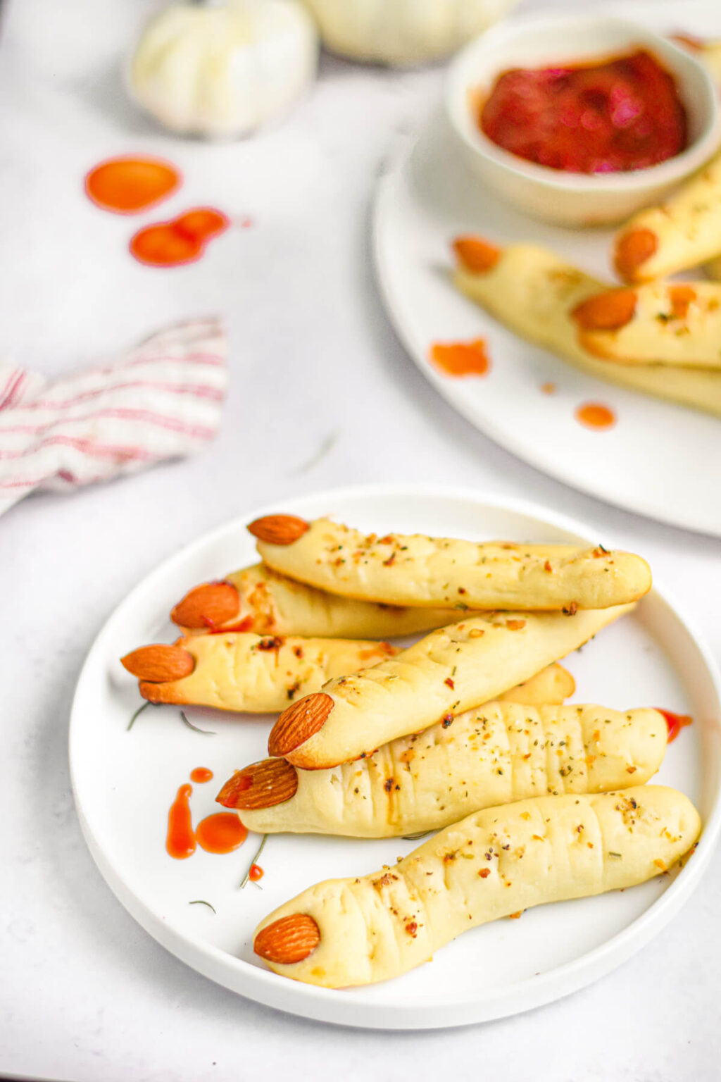 Witch Finger Italian Breadsticks - Dish 'n' the Kitchen