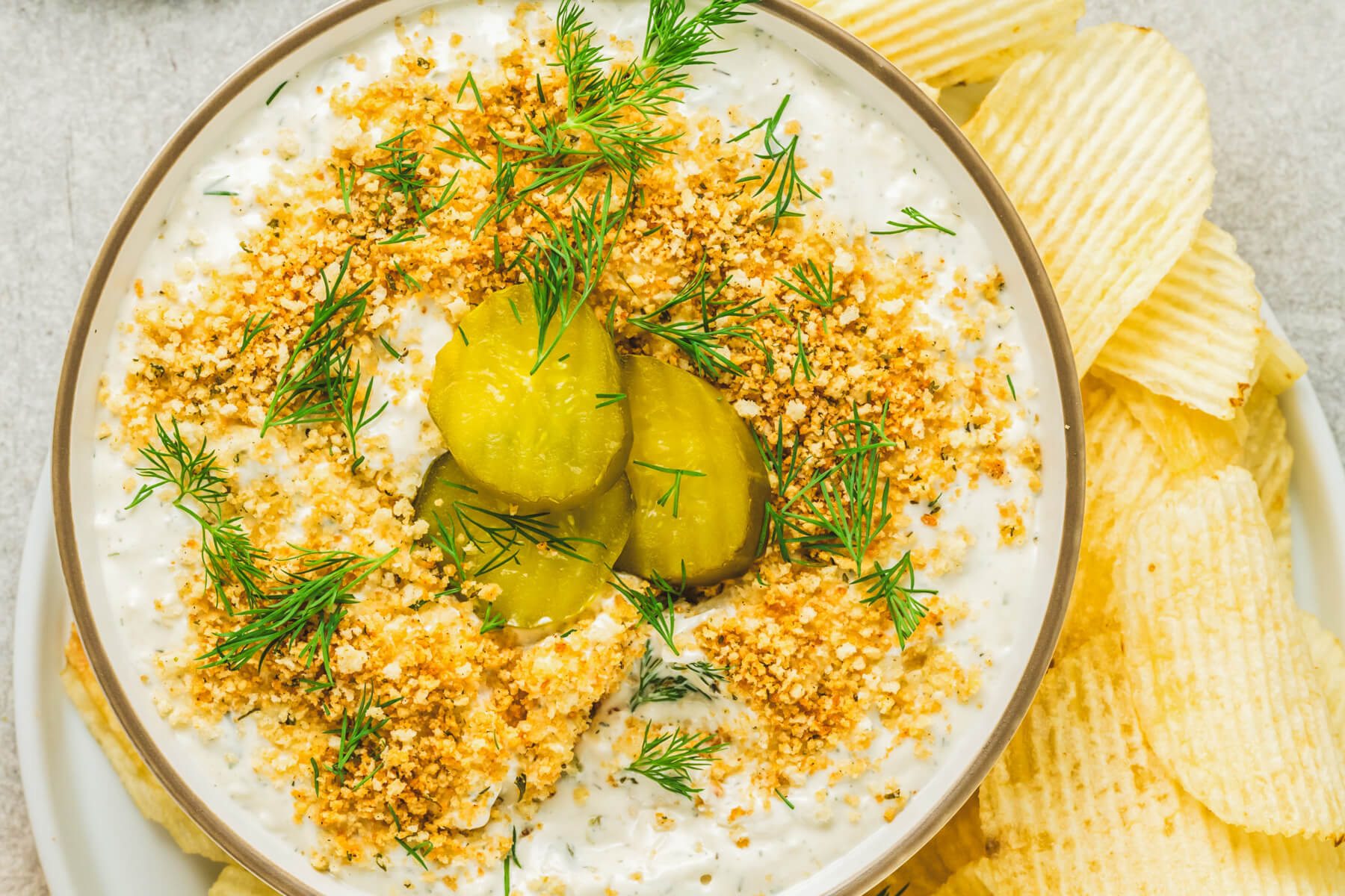 Fried Dill Pickle Dip - Dish 'n' the Kitchen