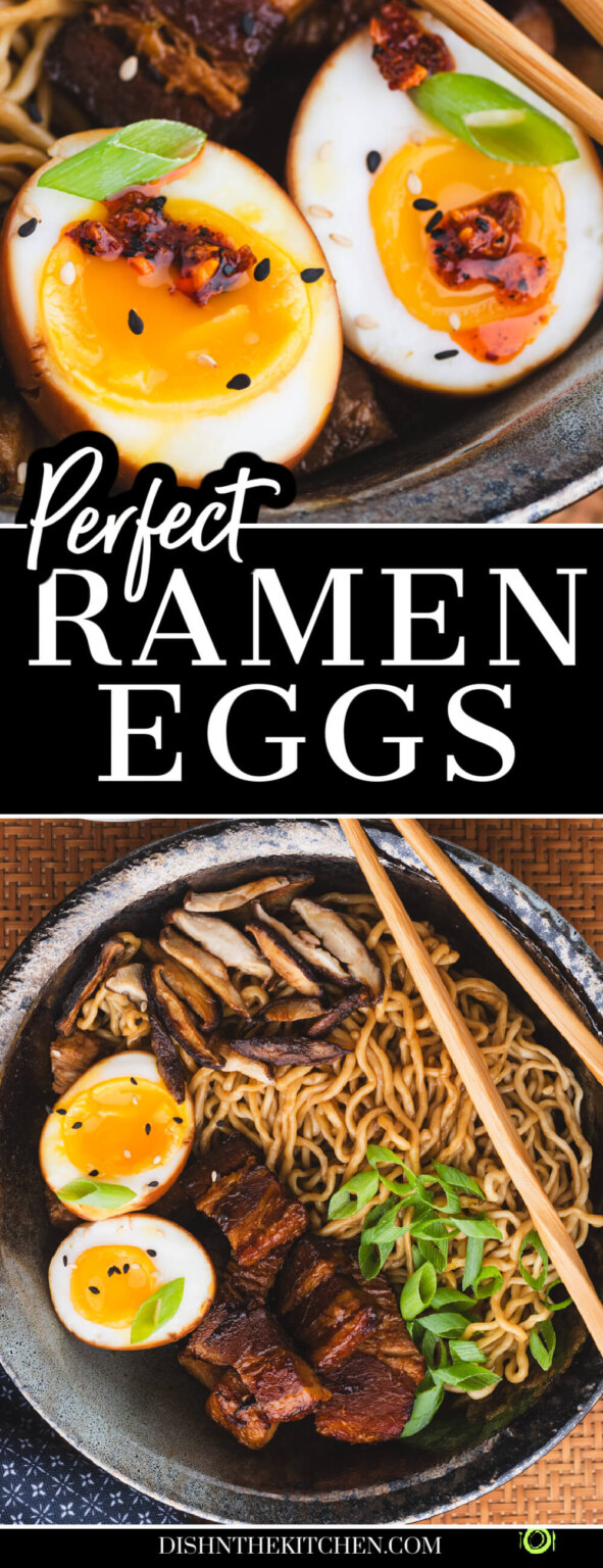 Perfect Ramen Eggs (Ajitsuke Tamago) - Dish 'n' the Kitchen