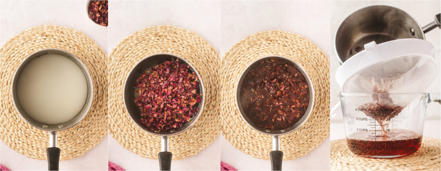 How to Make Rose Simple Syrup - Dish 'n' the Kitchen