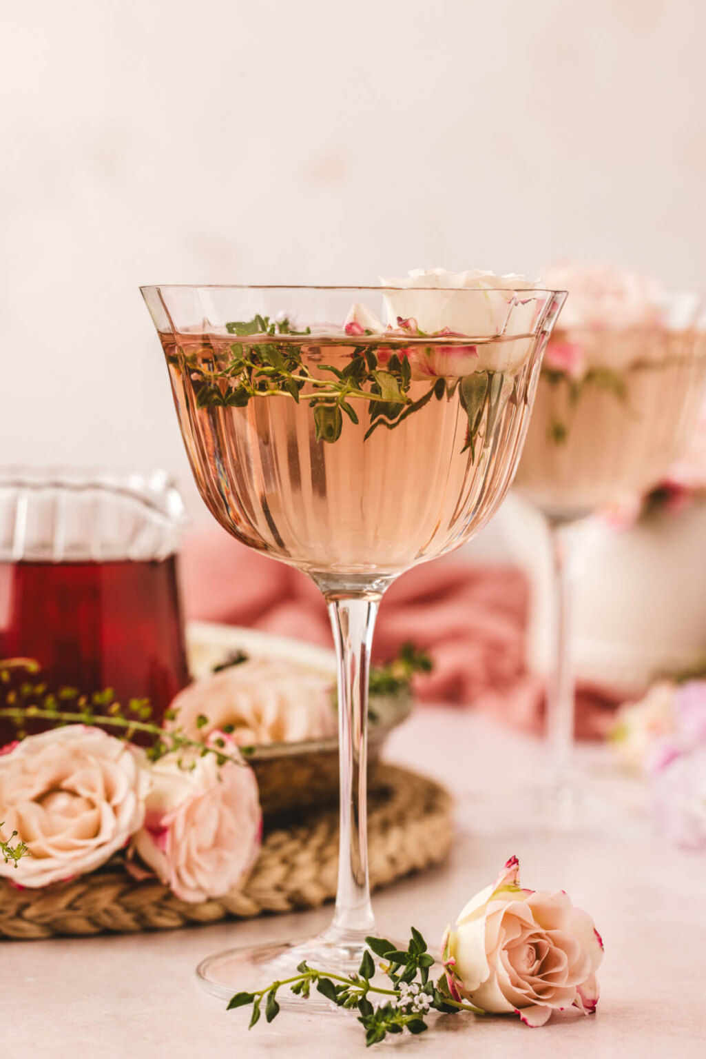 How to Make Rose Simple Syrup - Dish 'n' the Kitchen