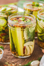 Refrigerator Dill Pickles - Dish 'n' the Kitchen