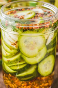 Refrigerator Dill Pickles - Dish 'n' the Kitchen