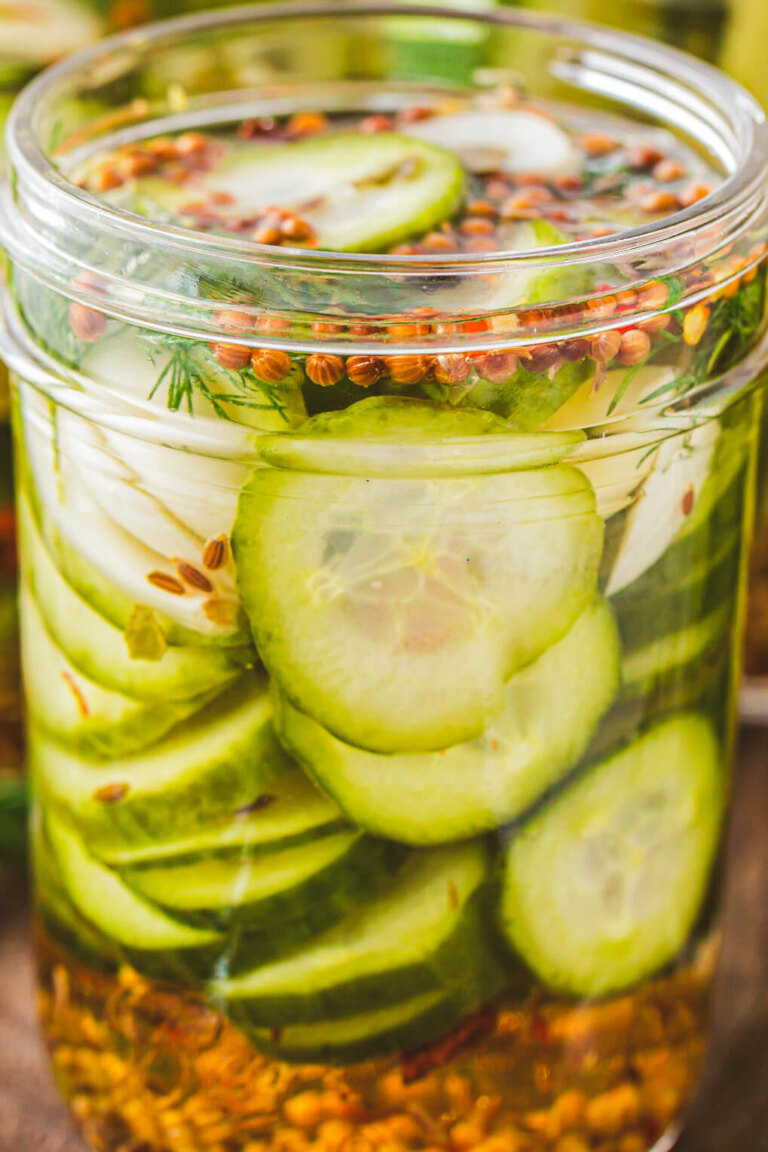 Refrigerator Dill Pickles - Dish 'n' the Kitchen