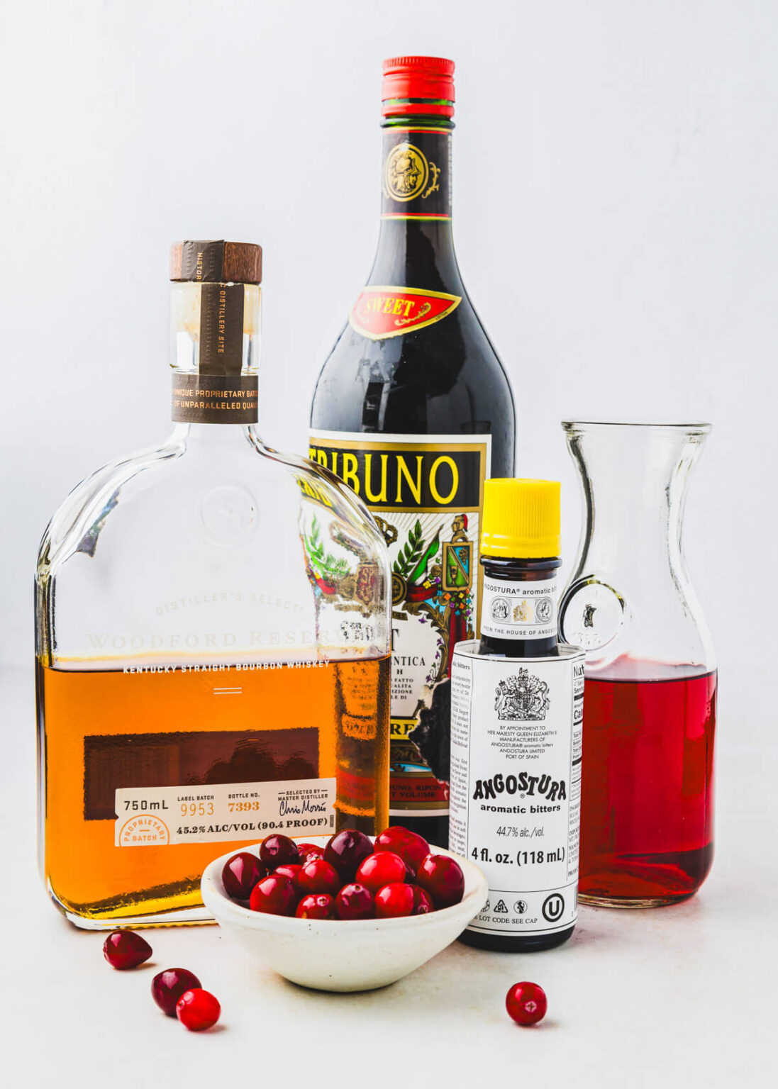 Merry Manhattan - Holiday Bourbon Cocktail - Dish 'n' the Kitchen