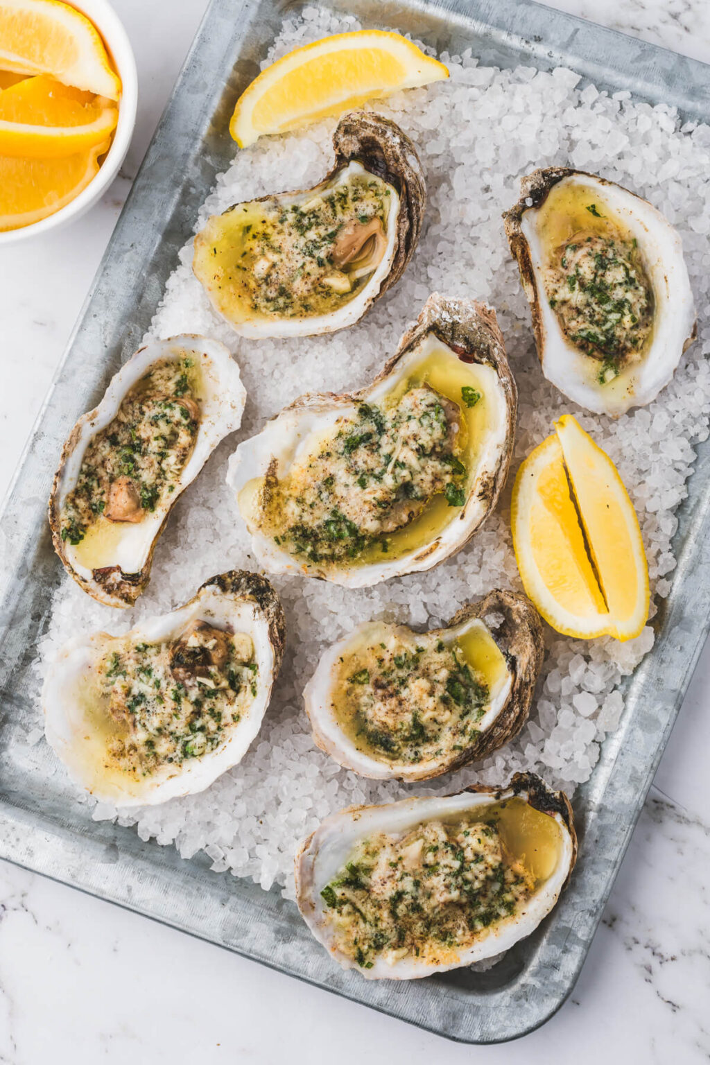 Delicious Baked Oysters - Dish 'n' the Kitchen
