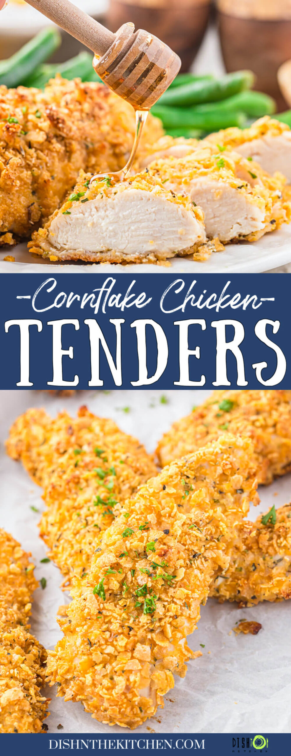 Cornflake Chicken Tenders - Dish 'n' the Kitchen