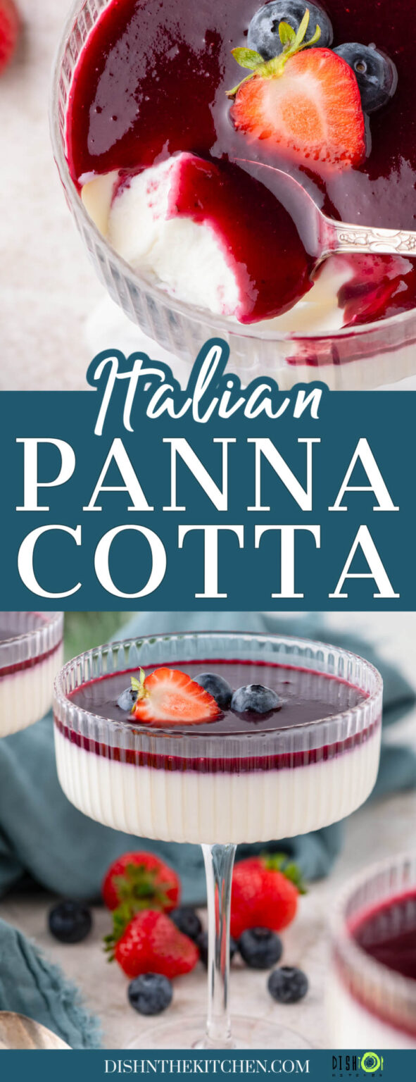 Italian Panna Cotta - Dish 'n' the Kitchen