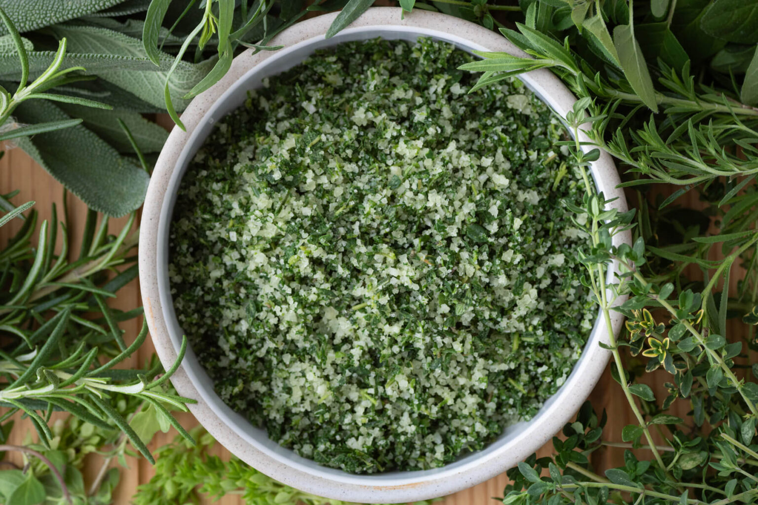 Homemade Herb Salt - Dish 'n' the Kitchen