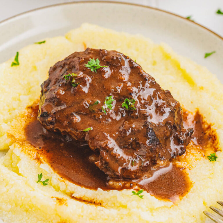 Wine Braised Beef Cheeks - Dish 'n' the Kitchen