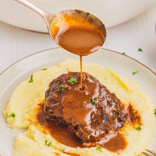 Wine Braised Beef Cheeks - Dish 'n' the Kitchen