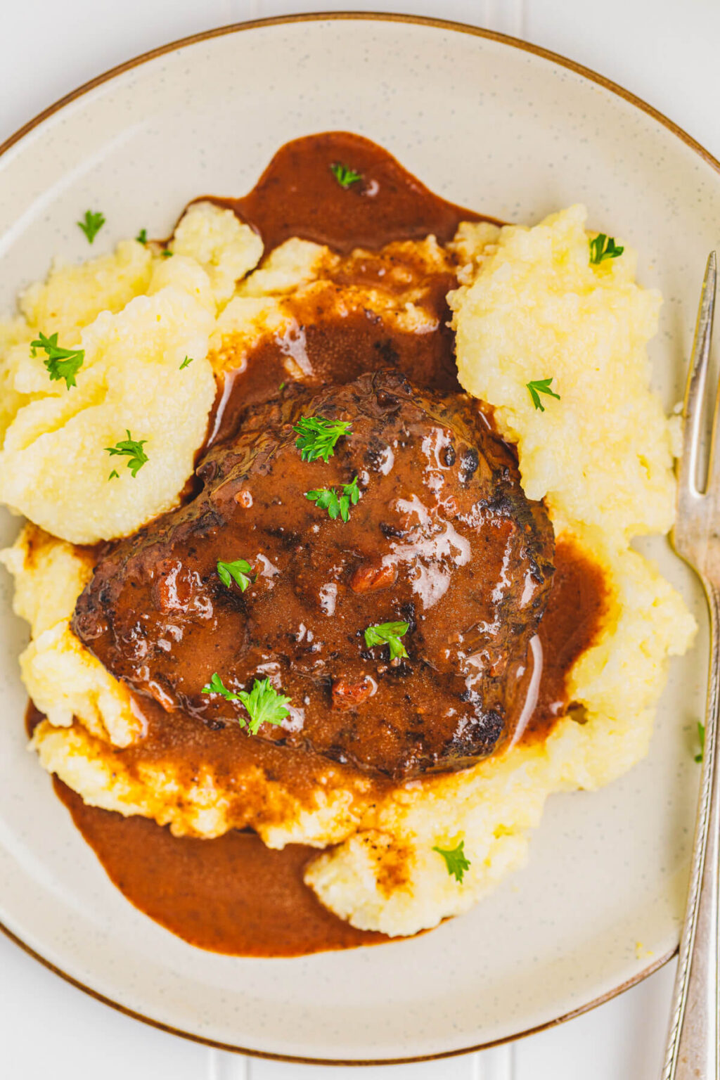 Wine Braised Beef Cheeks - Dish 'n' the Kitchen