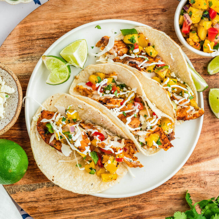 Grilled Fish Tacos - Dish 'n' the Kitchen