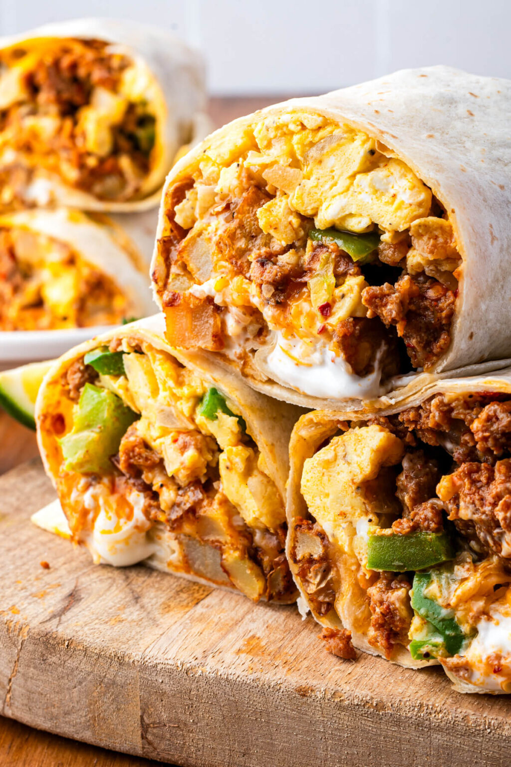 Mexican Breakfast Burritos - Dish 'n' the Kitchen