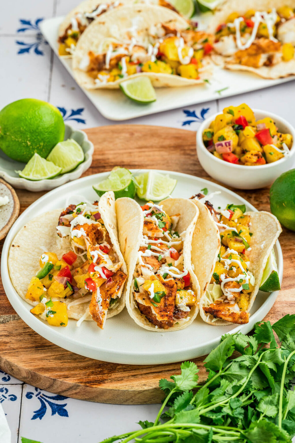 Grilled Fish Tacos - Dish 'n' the Kitchen