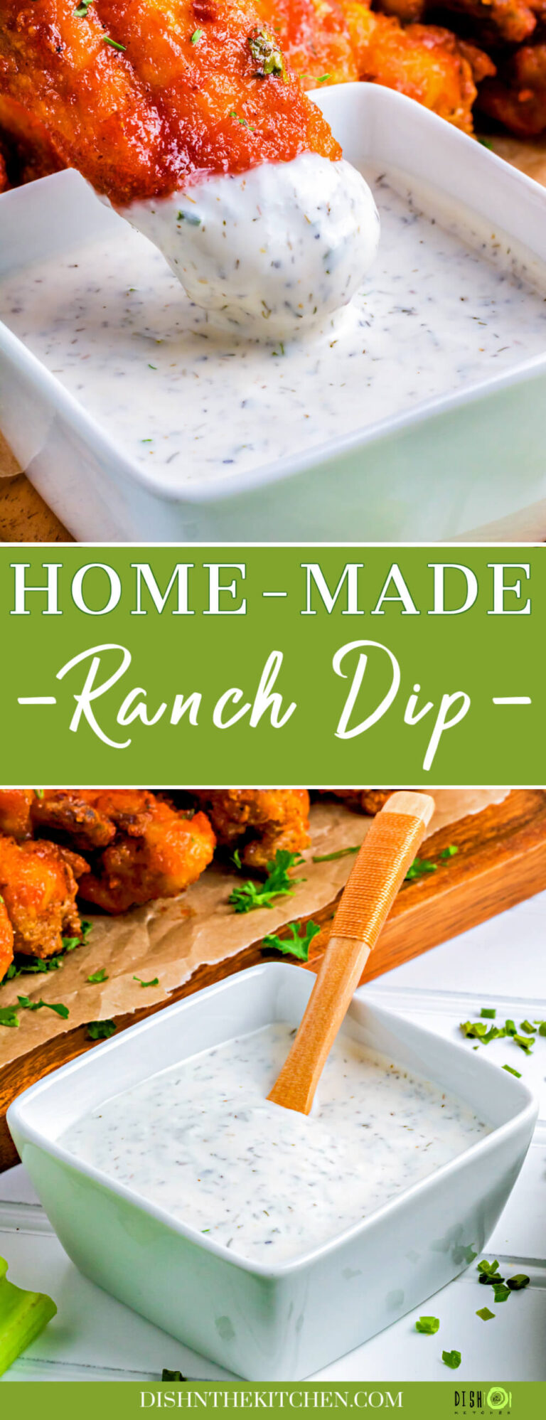 Homemade Ranch Dip - Dish 'n' the Kitchen