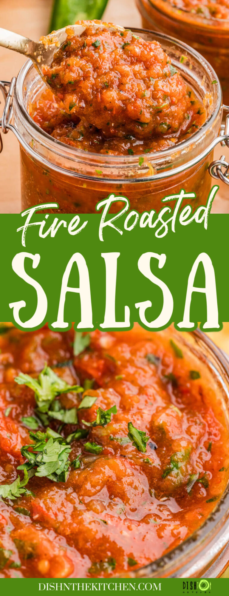 Fire Roasted Salsa (Salsa Tatemada) - Dish 'n' the Kitchen