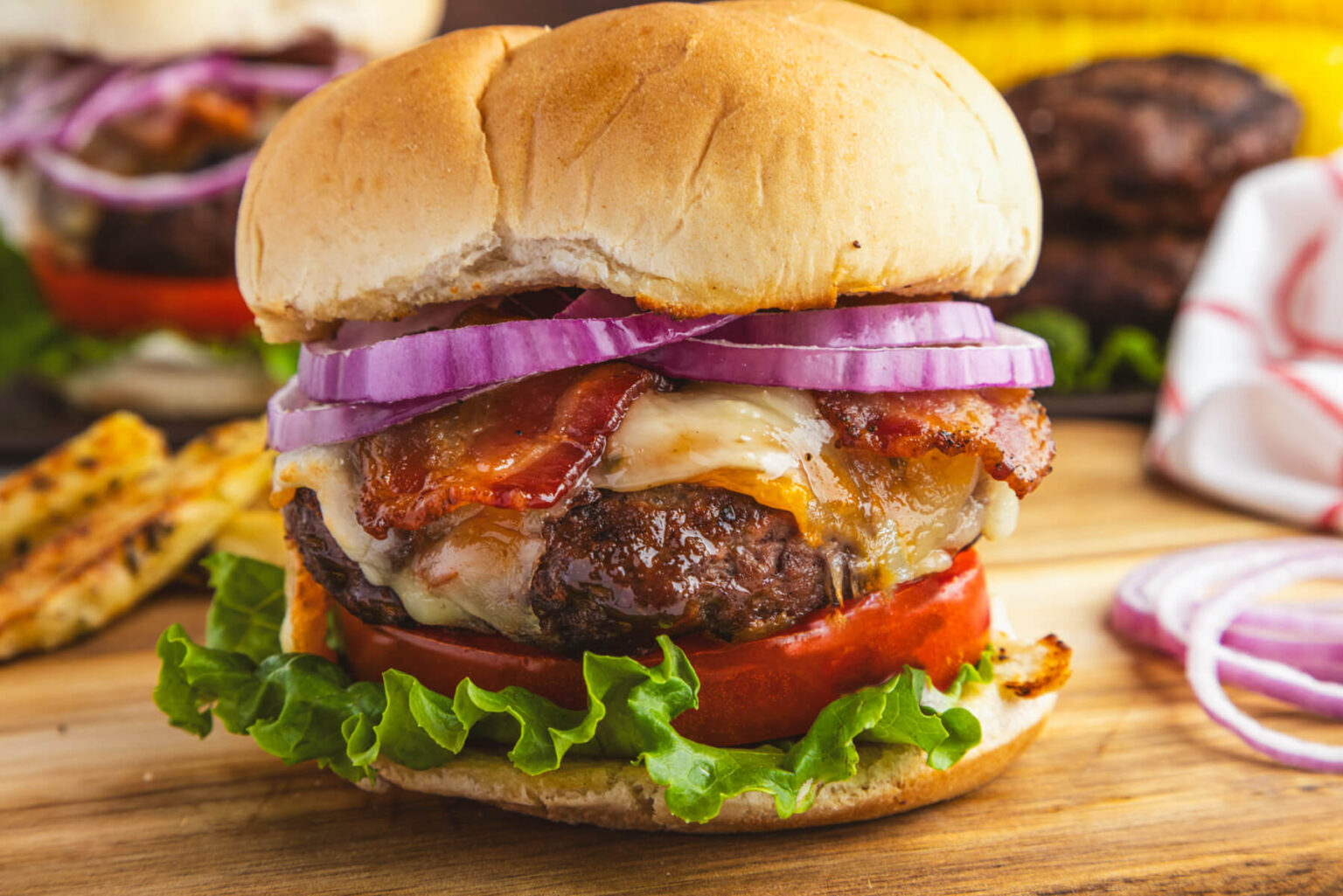 Grilled Bison Burgers - Dish 'n' the Kitchen