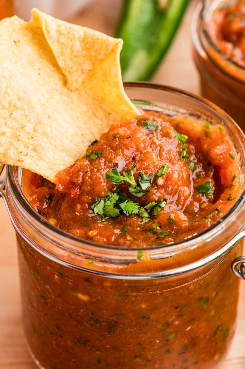 Fire Roasted Salsa (Salsa Tatemada) - Dish 'n' the Kitchen