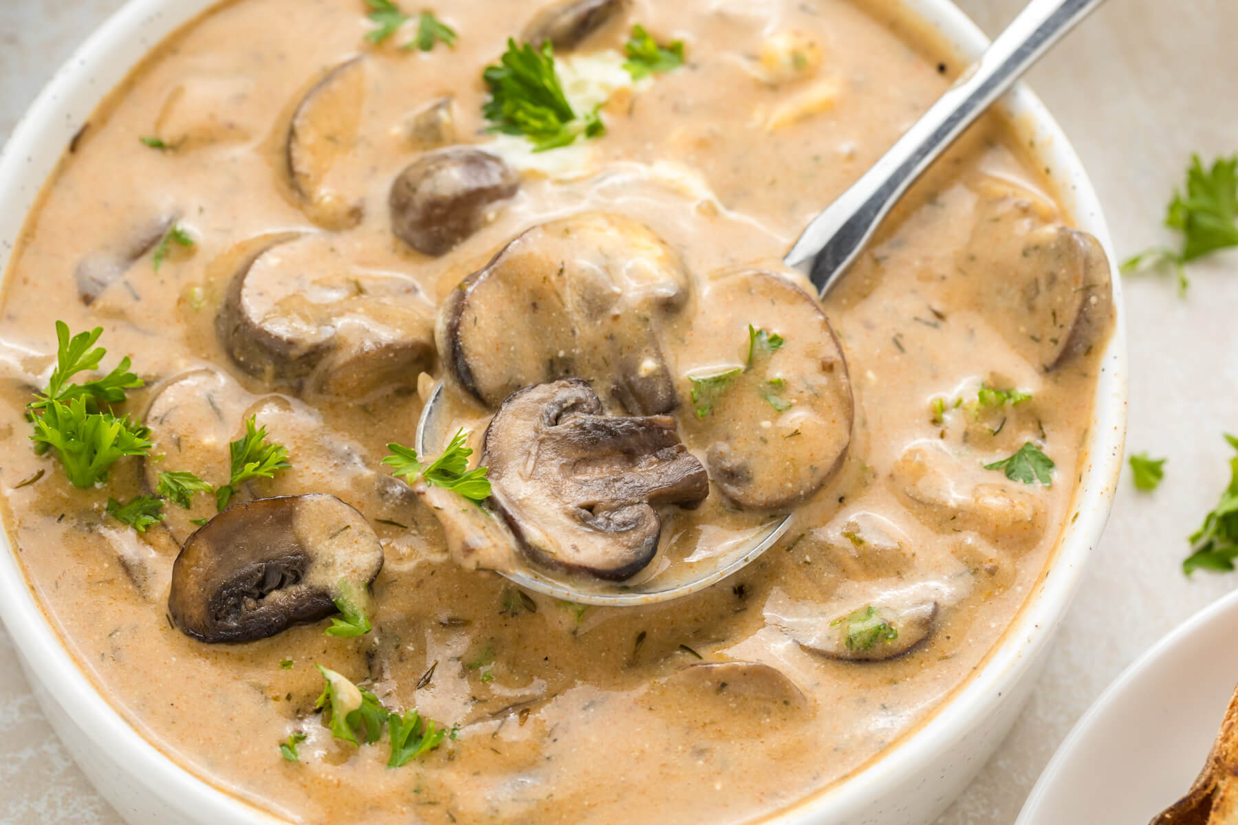 Hearty Hungarian Mushroom Soup - Dish 'n' the Kitchen