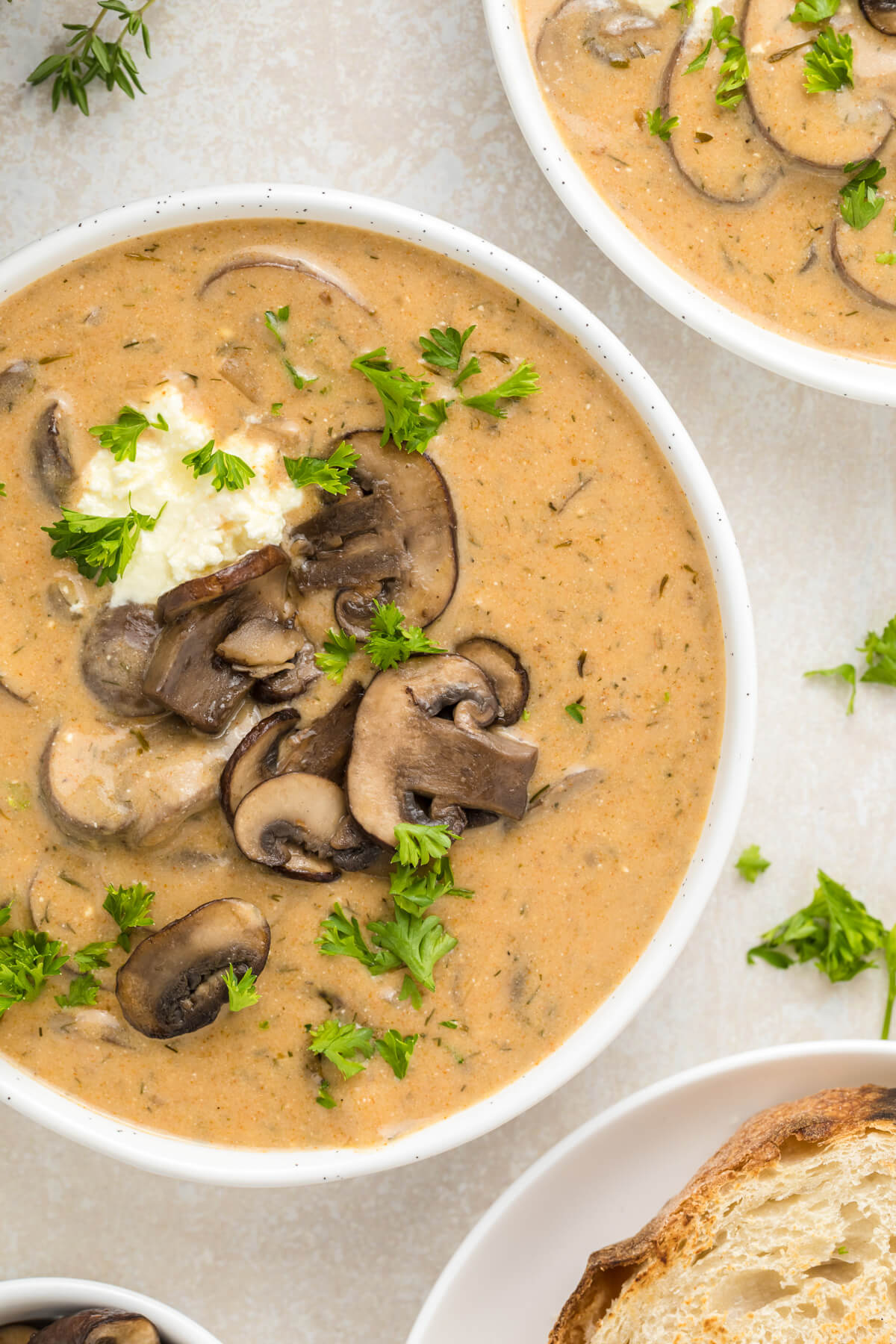 Hearty Hungarian Mushroom Soup - Dish 'n' the Kitchen